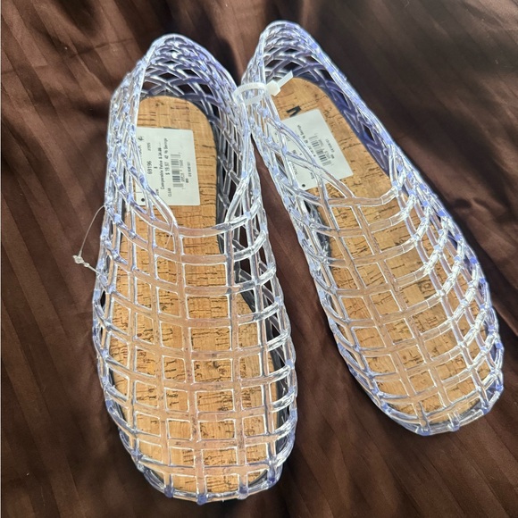 Nordstrom | Shoes | Nordstrom White Ballerina Mary Jane Mesh Clear ...